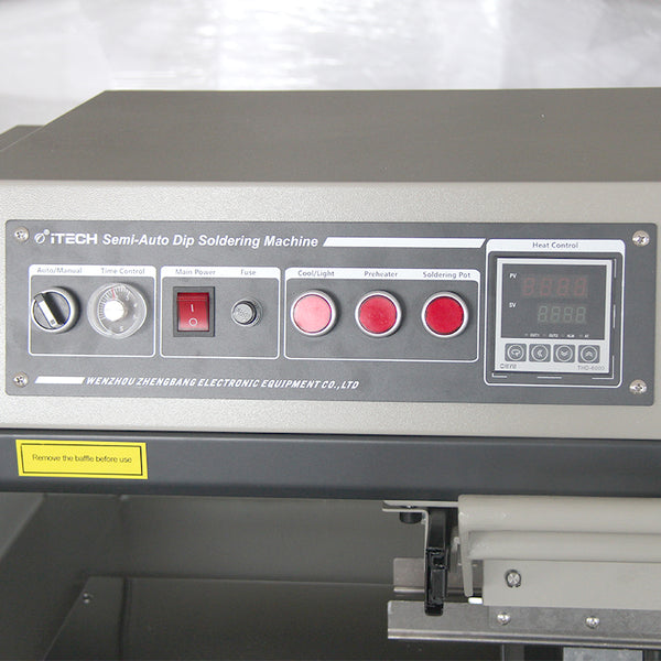 iTECH SP-C350LF Semi Automatic Dip Soldering Machine with Spray Fluxer